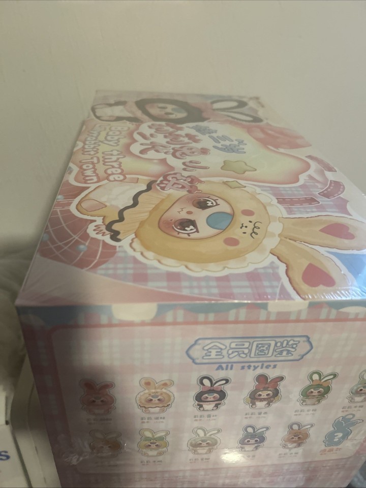 BABY THREE Lily Rabbit Plush Toy From the Town V2 Series Blind Box ...