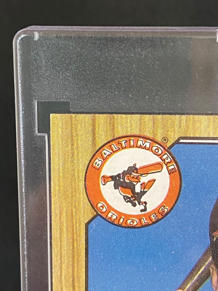 1987 Topps Cal Ripken Jr error card , one of a kind / no back Ultra ...
