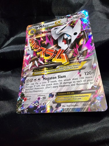 M Aggron EX 94/160 XY Primal Clash Mega Holo Ultra Rare 2015 Pokemon ...