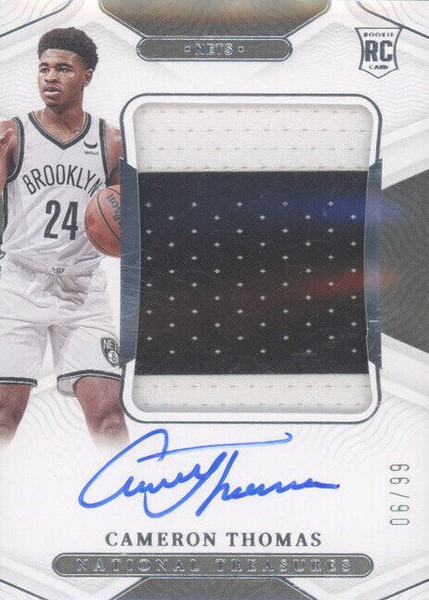 2021-22 Panini National Treasures - Rookie Patch Autograph #113 Cameron ...