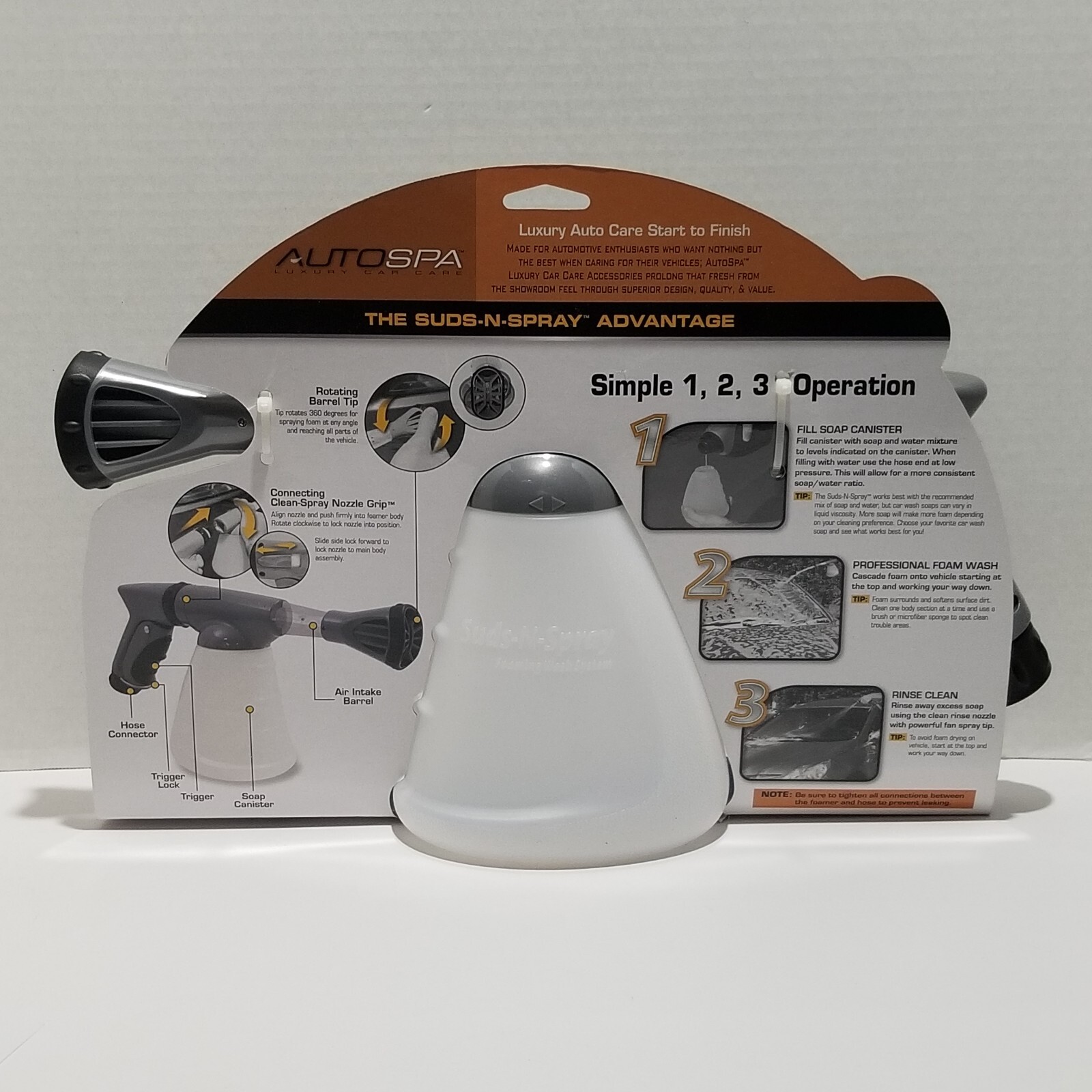 Auto Spa Suds-N-Spray Foaming Wash System NEW Washer | eBay