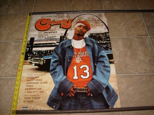 RARE CHINGY 2 SIDED JACKPOT HIP HOP RAP RECORD STORE PROMO POSTER | eBay