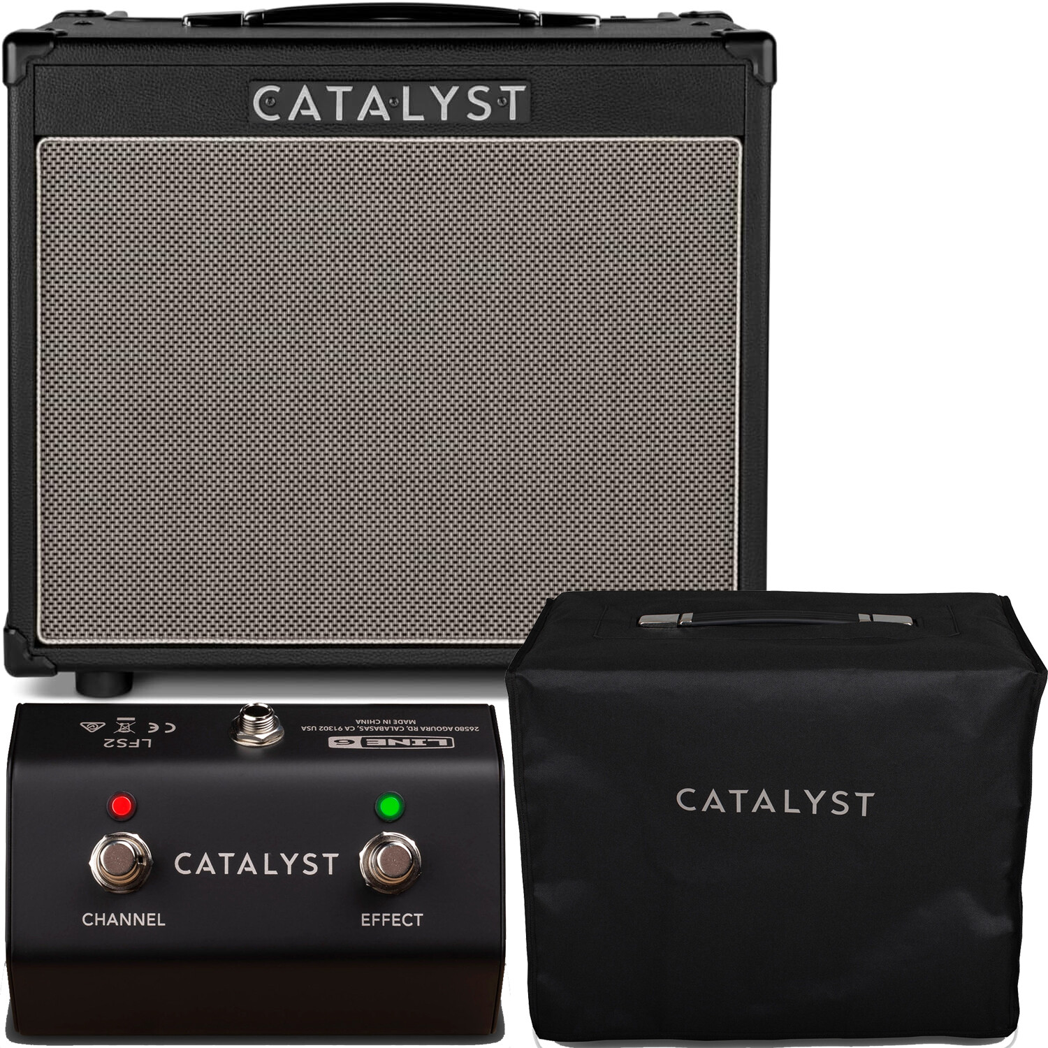 Line 6 Catalyst CX 60 60W 1x12" Modeling Guitar Combo Amp w/ Footswitch ...
