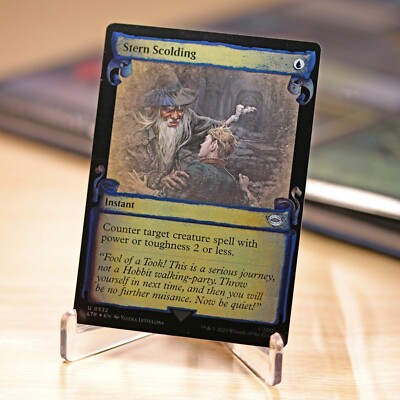 Stern Scolding Scroll FOIL #522 | LTR Lord Of The Rings | MTG | Same ...