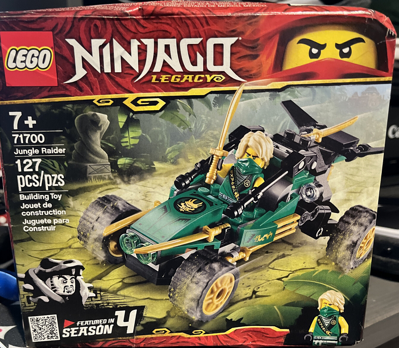 LEGO NINJAGO Legacy Jungle Raider 71700 Toy Buggy Building Kit, New ...