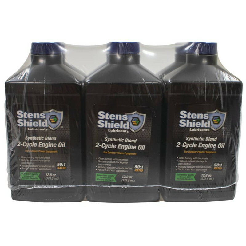 Case of 24 Synthetic Blend 50:1 2-Cycle Engine Oil Mix 12.8 oz. Bottles ...