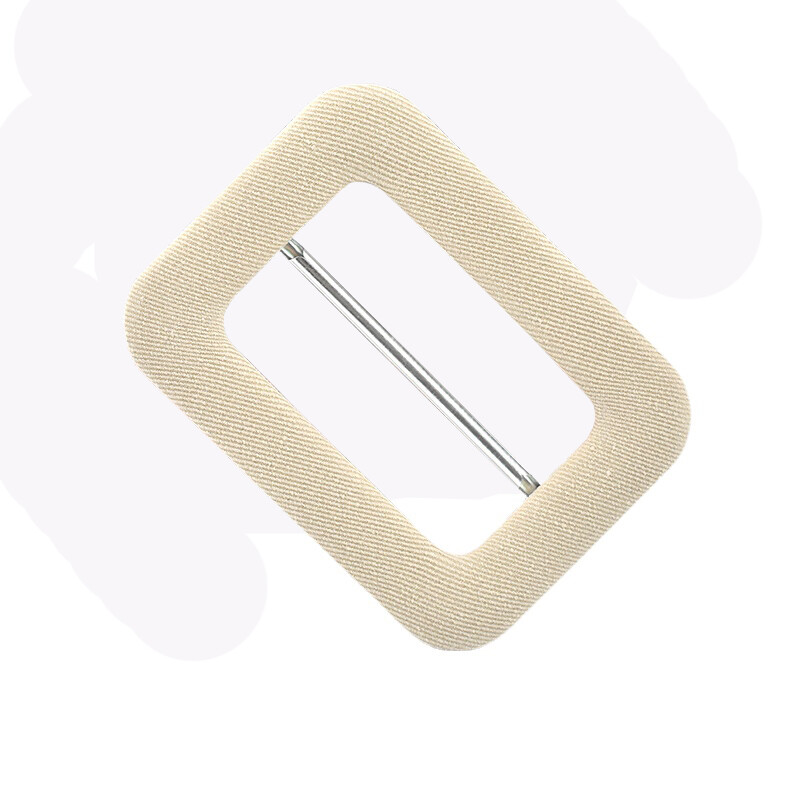 2pcs Fabric Covered Square Slide Buckle for Trench Coat Jacket Belt ...