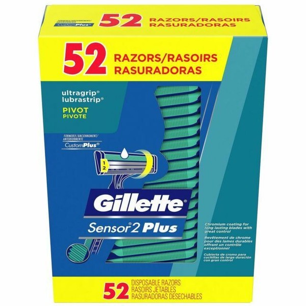 Gillette Sensor2 Plus Disposable Razors - 52 Count for sale online | eBay