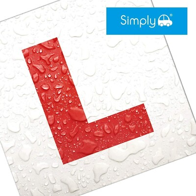2 x Red Fully Magnetic Learner Driver L Plates for Learning Drivers ...