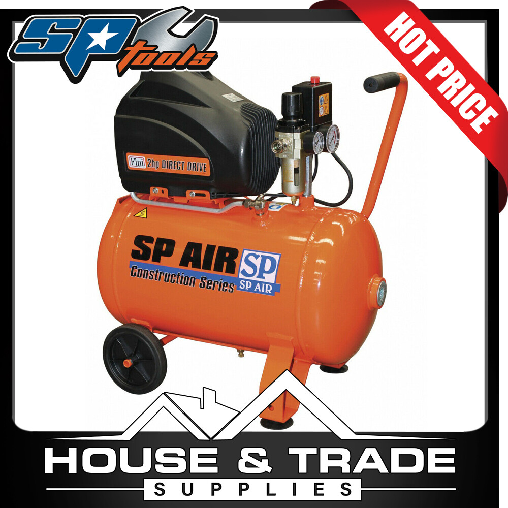 SP Tools Air Compressor 2hp 36Lt Direct Drive Pneumatic SP11-40X | eBay ...