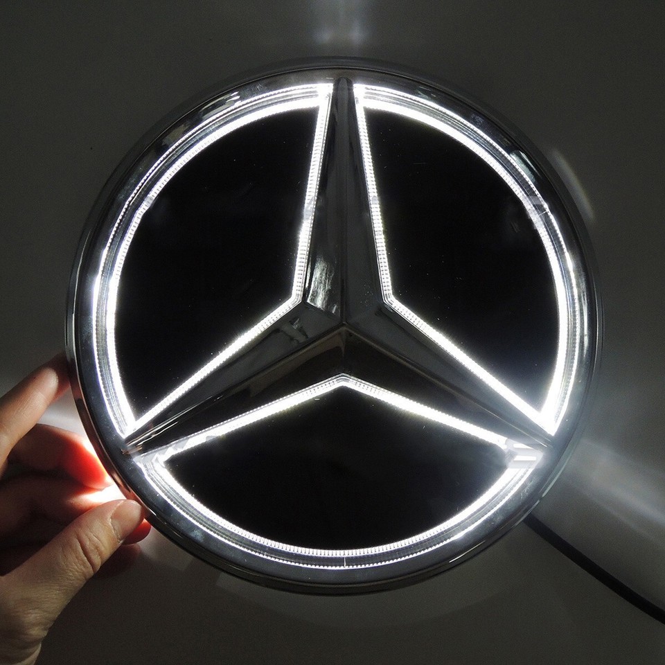 For Mercedes-Benz GLS GLC GLE 2020-2022 Mirror Led Grill Emblem Logo ...