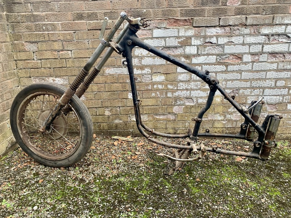 BSA A10 Plunger Frame Yokes Forks Front Wheel Chopper Special | eBay UK