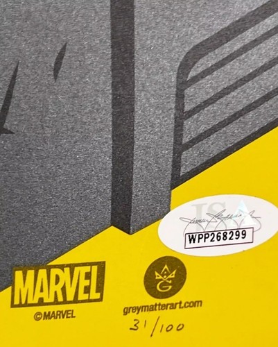 Josh Brolin SIGNED Cable #/100 by Florey Giclee 16"x20" AUTO JSA Fine ...