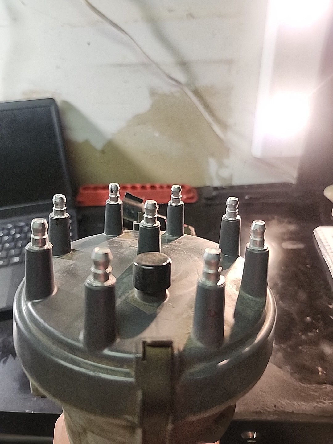 Ford Truck 351 Windsor V8 OEM E4te-12131-ca Distributor Cap 1988 351ci ...