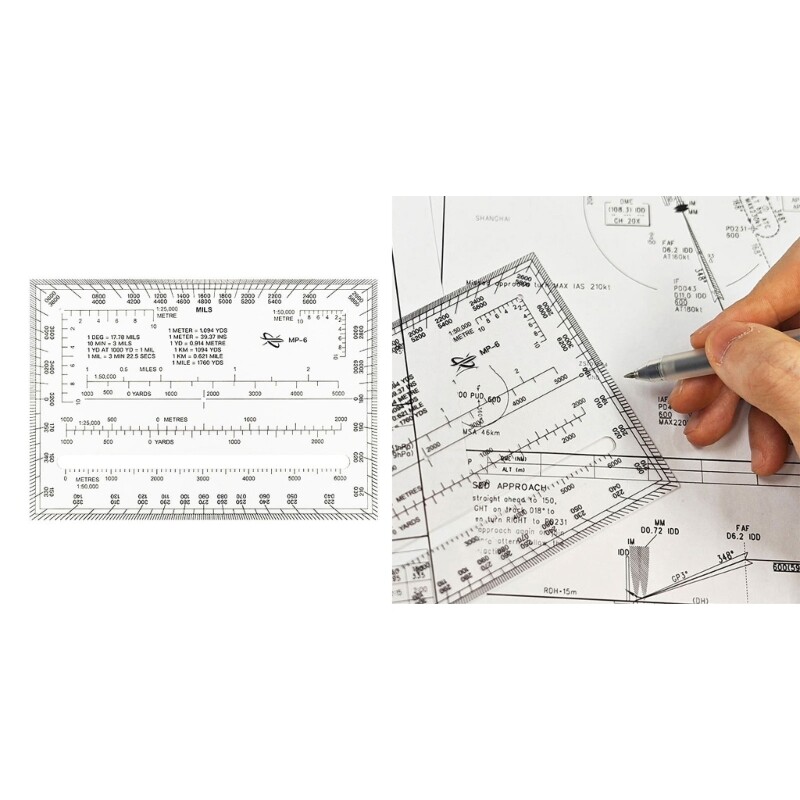 Flexible Map Scale Protractor Clear Coordinate Scale Map 1:25000 | eBay