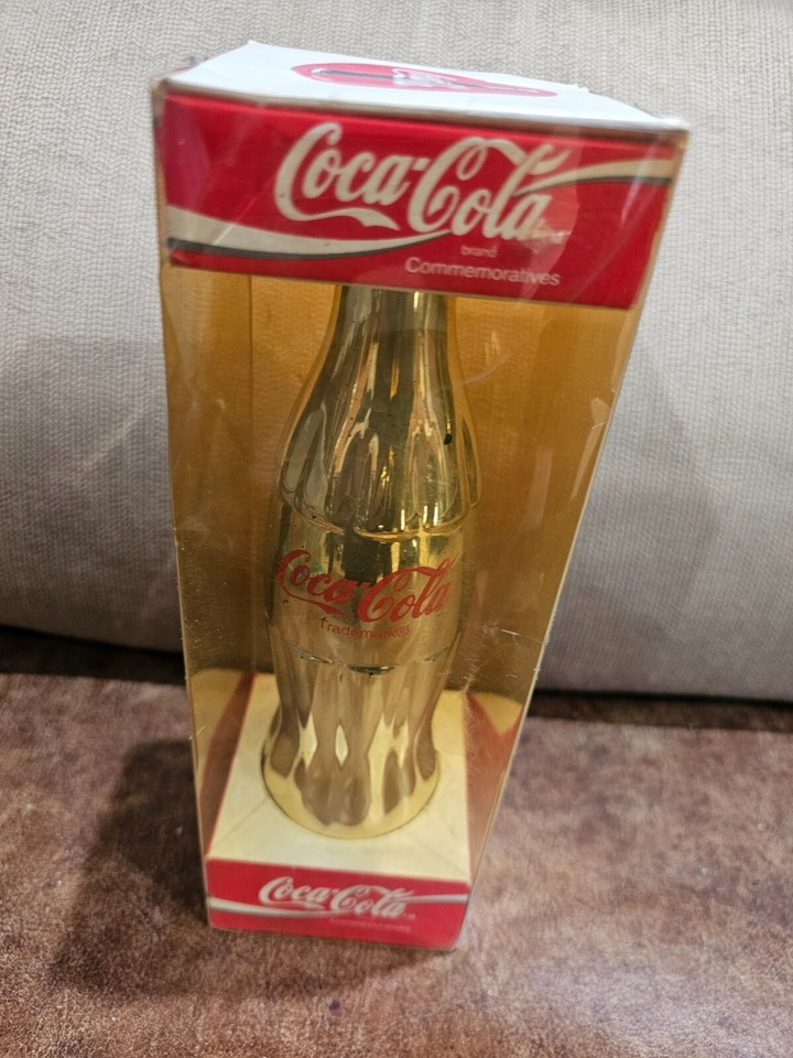 Coca Cola 600 50th Anniversary Gold Coke Bottle | eBay