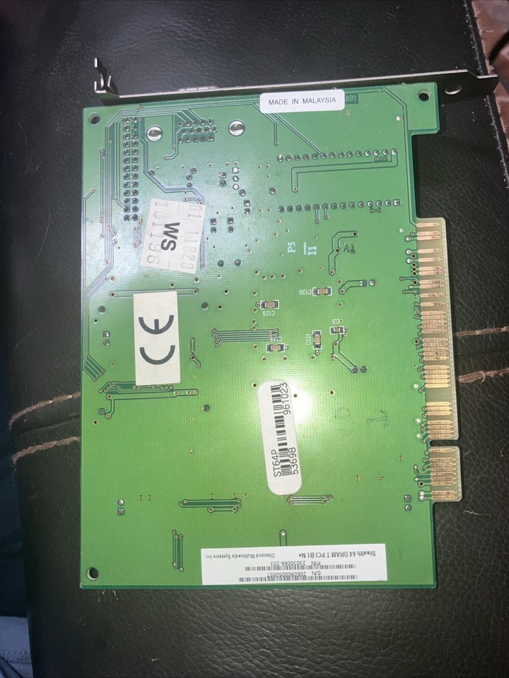 VINTAGE 1994 Diamond Stealth 64 DRAM PCI VGA Video Graphics Card ...