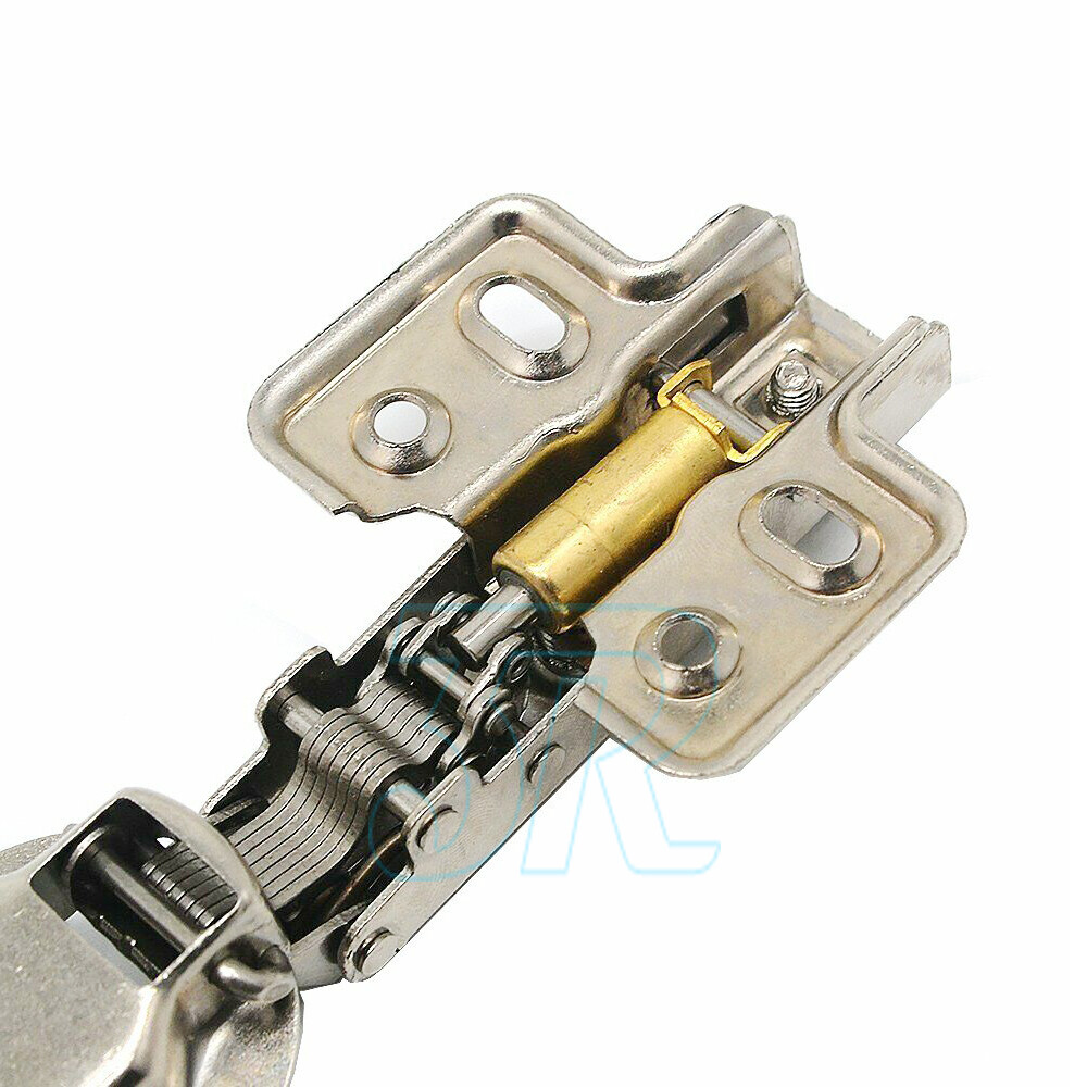 10X Door Hinge Cabinet Cupboard Hinges Soft Close Full Overlay Wardrobe ...