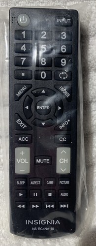 Insignia Remote Control for Select Insignia TVs | Wireless | Black | NS ...