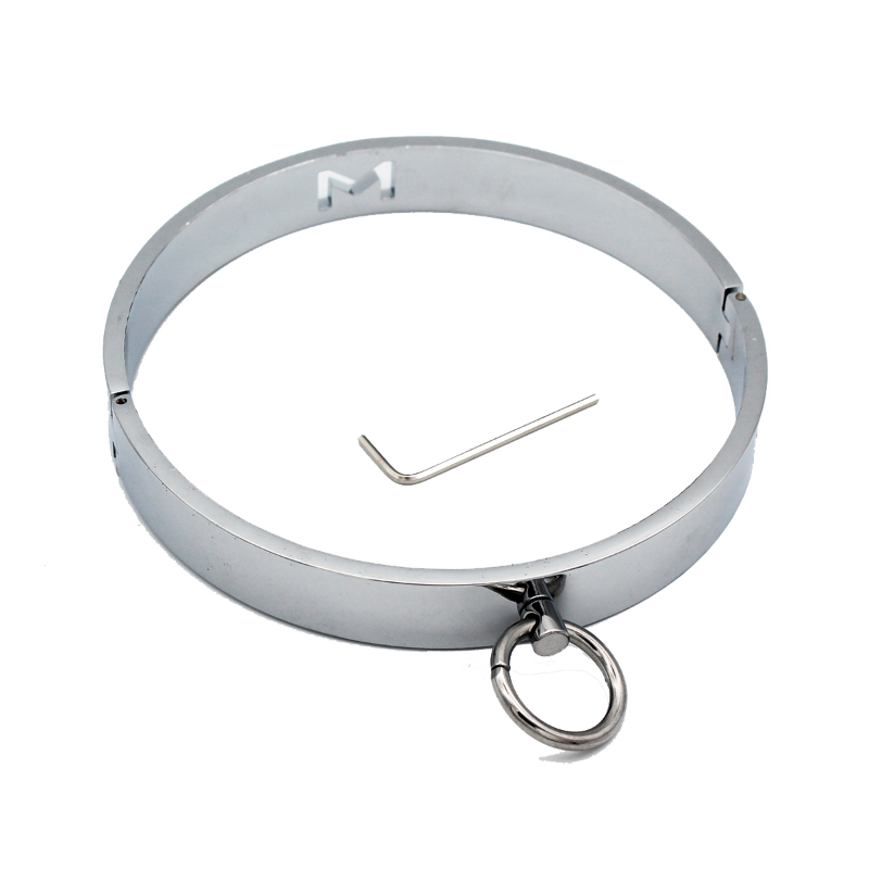 Stainless Steel Heavy Slave Binding Lock Circular Wrist Handcuffs ...