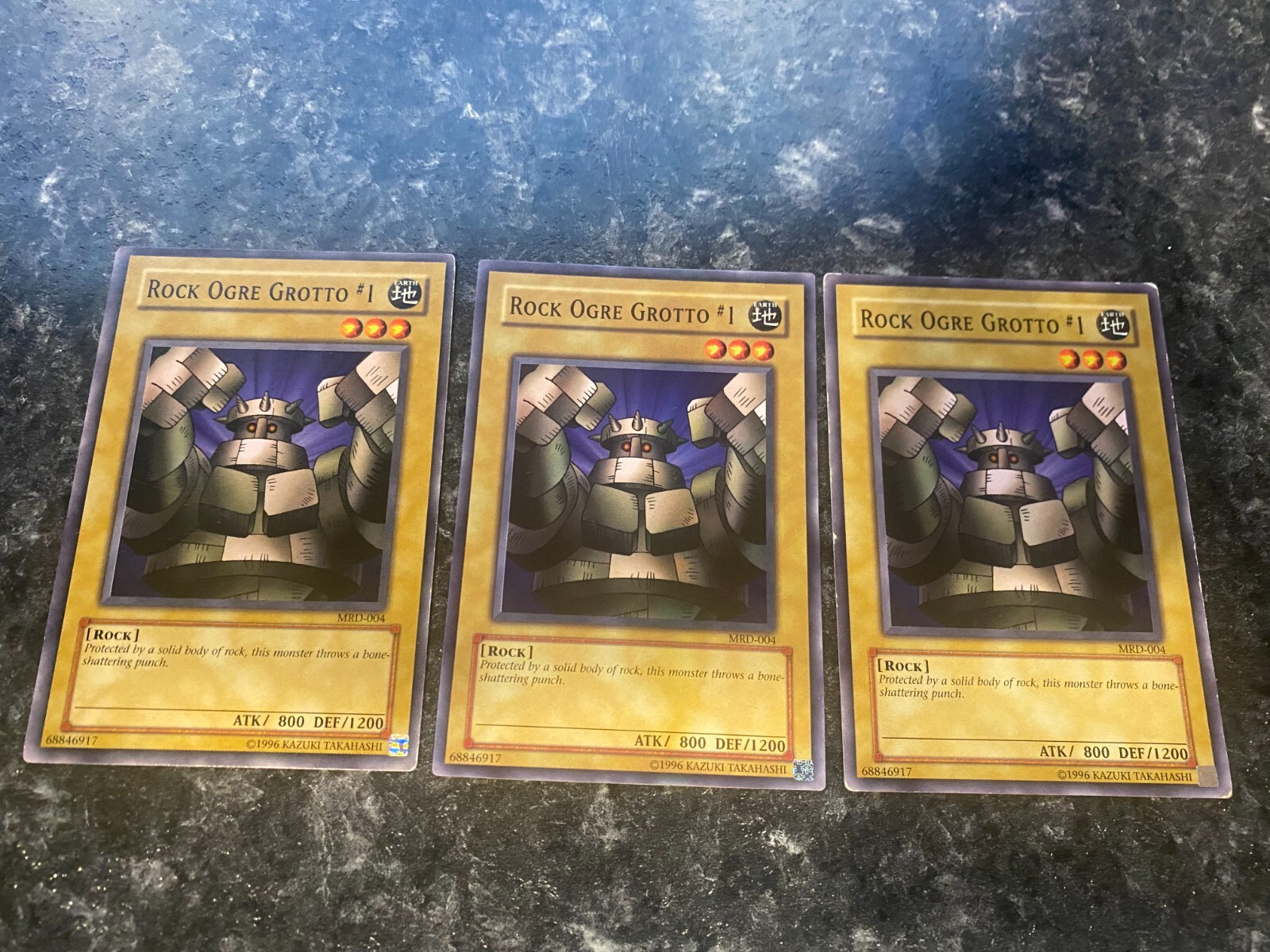 3X Rock Ogre Grotto #1 MRD-004 - Yugioh Yu Gi Oh! 3 Playset | eBay