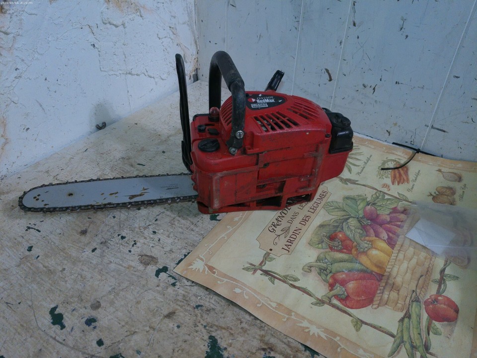REDMAX CHAINSAW G300TS VINTAGE TOP HANDLE ARBORIST SAW good running saw ...