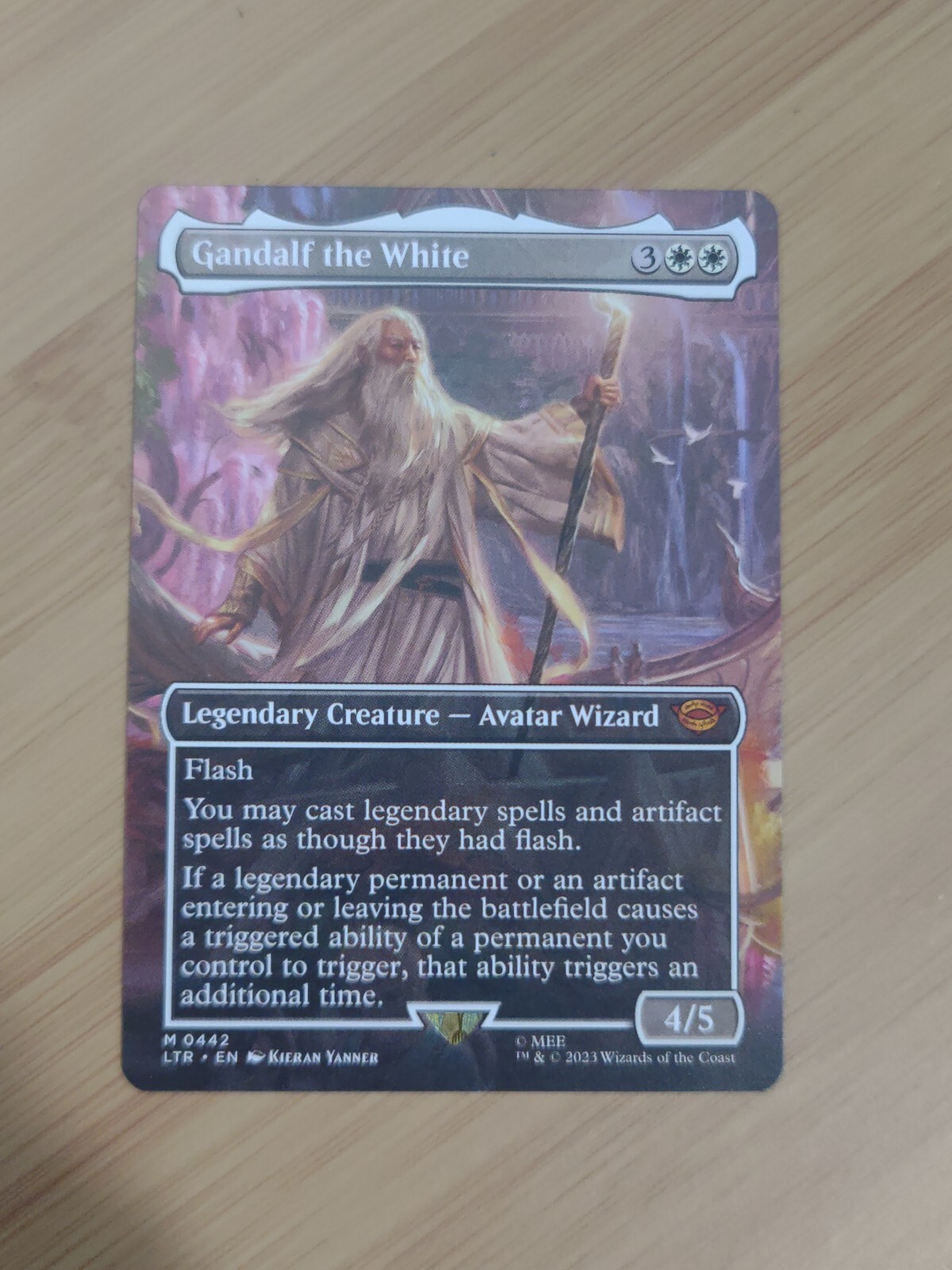 Gandalf The White Borderless LOTR Tales Of Middle Earth | eBay