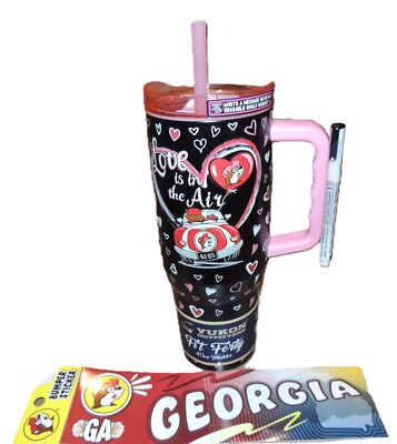 BUCEES VALENTINES DAY Tumbler “LOVE IS IN THE AIR” Buc-ee’s New for ...