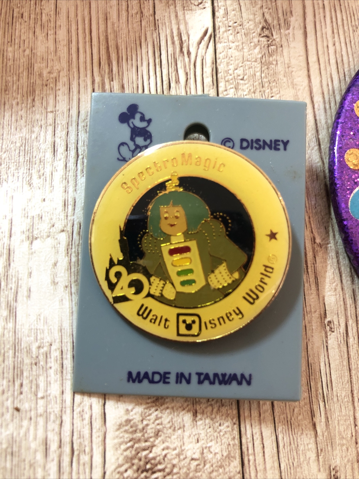 Disney Pin WDW - 20th Anniversary - Spectro Magic + Large WDW Spectro ...