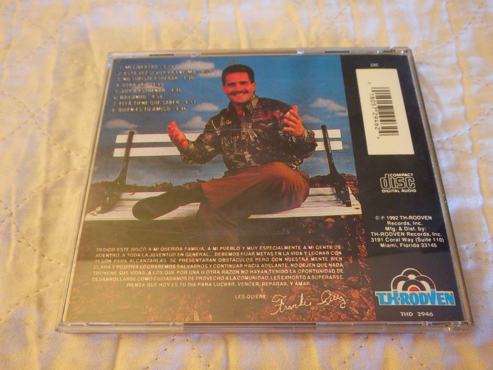 Frankie Ruiz - Mi Libertad (CD, 1992) -- TH Rodven 18057294624 | eBay