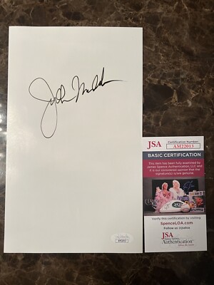 John Madden ~ Signed Autographed 6x10 Promo Card ~ JSA Authenticated ...