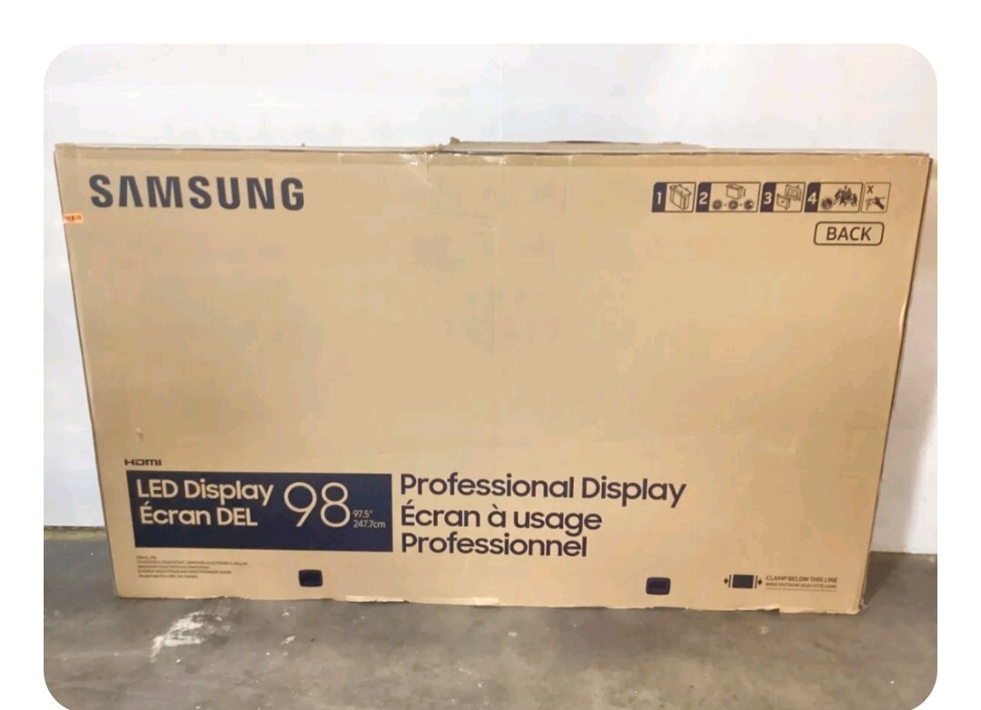 New Samsung QBT Series 98" Class 4K UHD Digital Signage LED Display ...