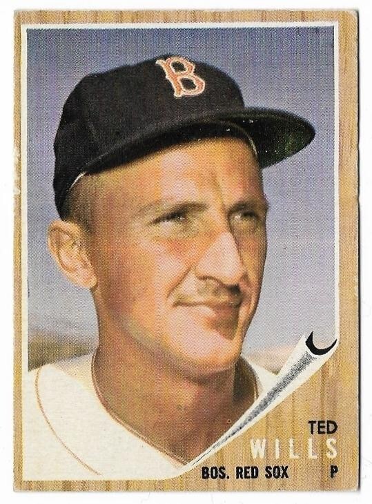 TED WILLS 1962 Topps #444 Boston Red Sox SALE GOES TO GOOD CAUSE 🔥⚾🔥(2 ...