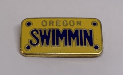 Oregon License Plate Swimming Swim Team Swimmin Lapel Pin (158) | eBay
