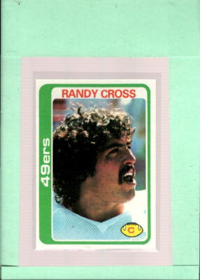 1978 Topps #231 Randy Cross NM+ RC Rookie 49ers ID:43090 | eBay