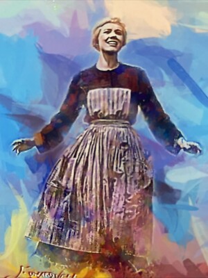 Maria Von Trapp Art Card Limited Numbered xx/50 Edward Vela Signed 2020 ...