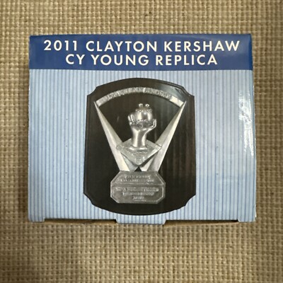 CLAYTON KERSHAW 2011 Cy Young Award Replica Plaque Los Angeles Dodgers ...