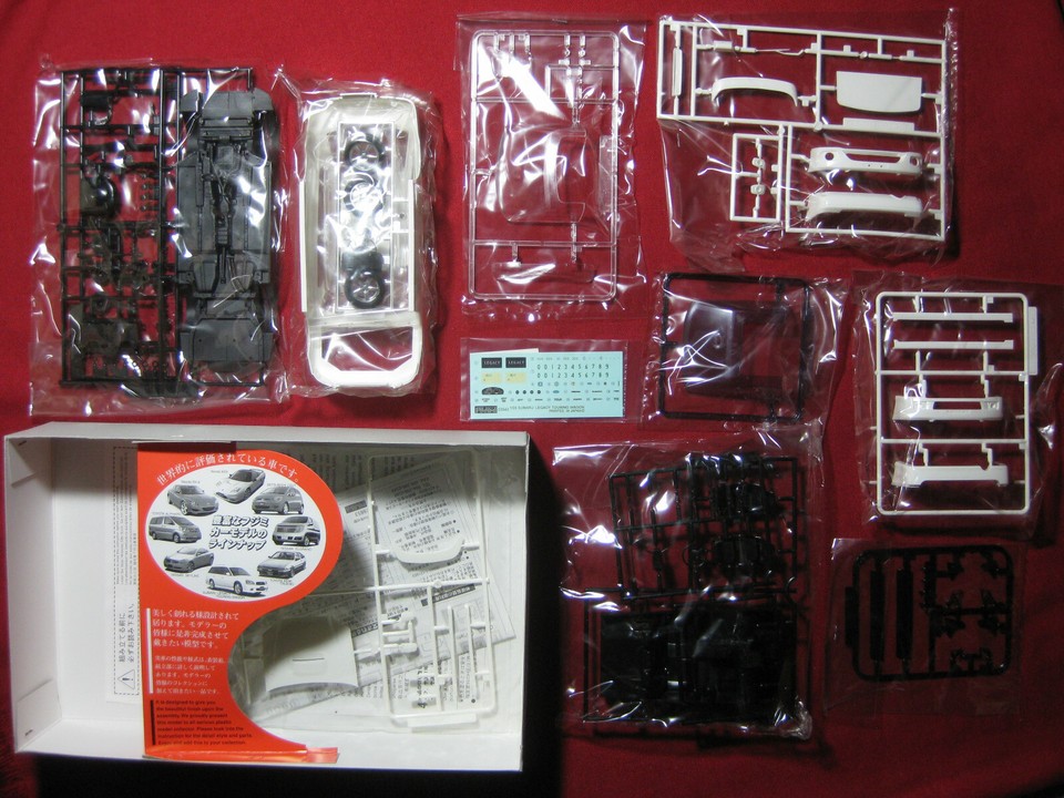 Subaru Legacy Liberty B4 GT-W Wing Custom Fujimi 1/24 Scale Model Kit ...