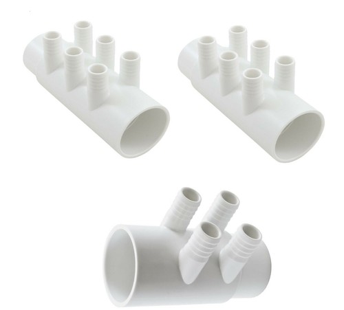 Hot Tub Basics | 2" PVC Manifold 2"S x 2"SPG 3x Manifolds 16x 3/4" Barb ...