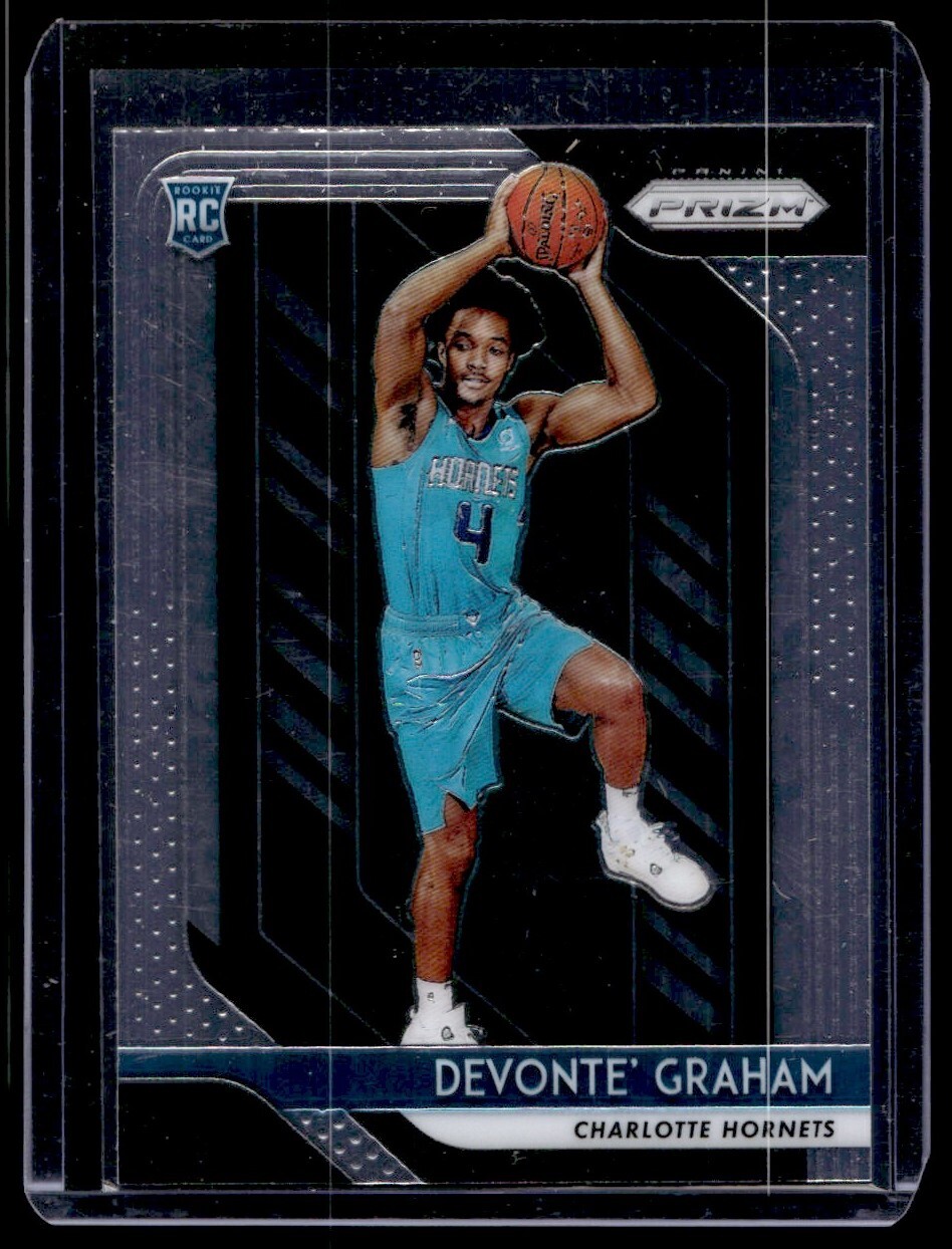 2018-19 Panini Prizm Devonte' Graham Rookie G13 Charlotte Hornets #288 ...