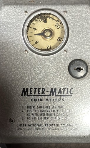 Vintage Coin Operated Meter Matic Tube Radio Jukebox Game Part Counter ...