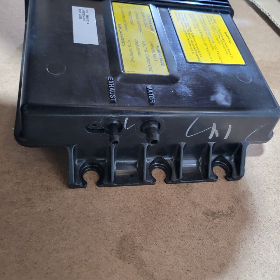 USED 586992 OEM Evinrude E-Tec EMM Module V-4 Production EMM 587130 ...