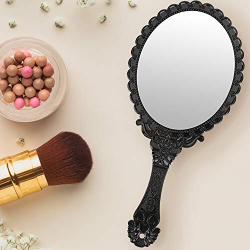 Handheld Mirror with Handle, Makeup Compact Hand Mirrors Travel Small ...