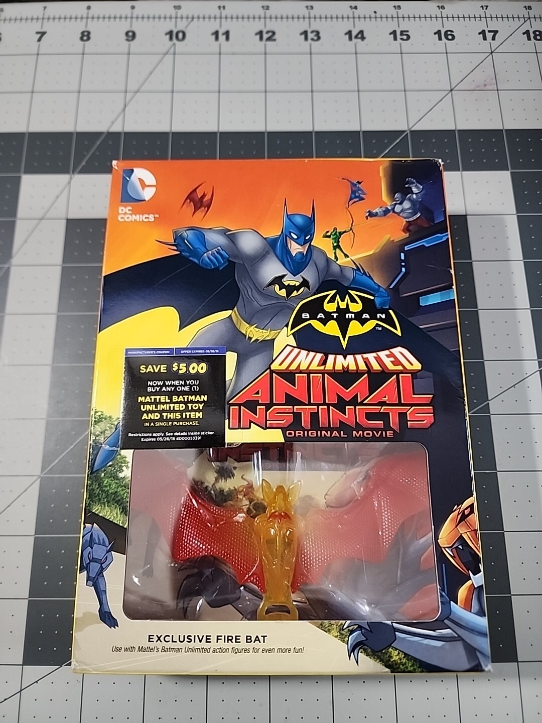 Batman Unlimited Animal Instincts DVD Exclusive Fire Bat Figure DC ...