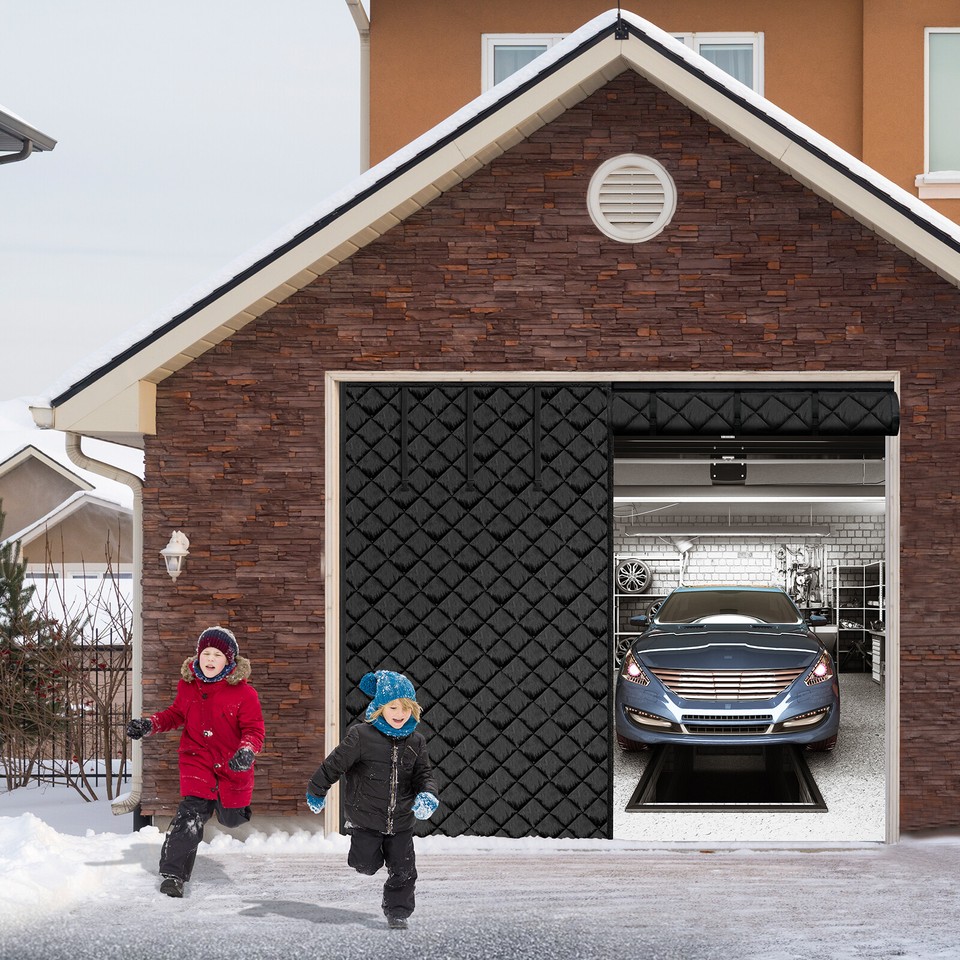 VEVOR Garage Door Screen for Winter 8.3 x 7.15 ft Garage Door ...