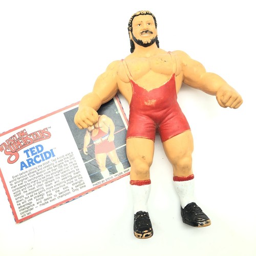 VINTAGE WWF LJN Ted Arcidi WRESTLING SUPERSTARS LJN 8" FIGURE WWE 1987 ...