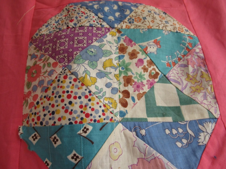 Vintage Quilt Squares Unfinished Project 35 Squares Memory Fabrics ? | eBay