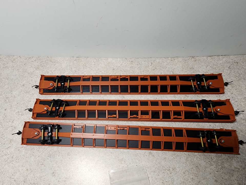 3 Walthers HO Scale Santa Fe 89' F89F TOFC Flat Cars ATSF | eBay