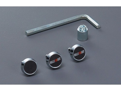 [NEW] JDM Mitsubishi OUTLANDER PHEV GN0W RALLIART License Plate Lock ...