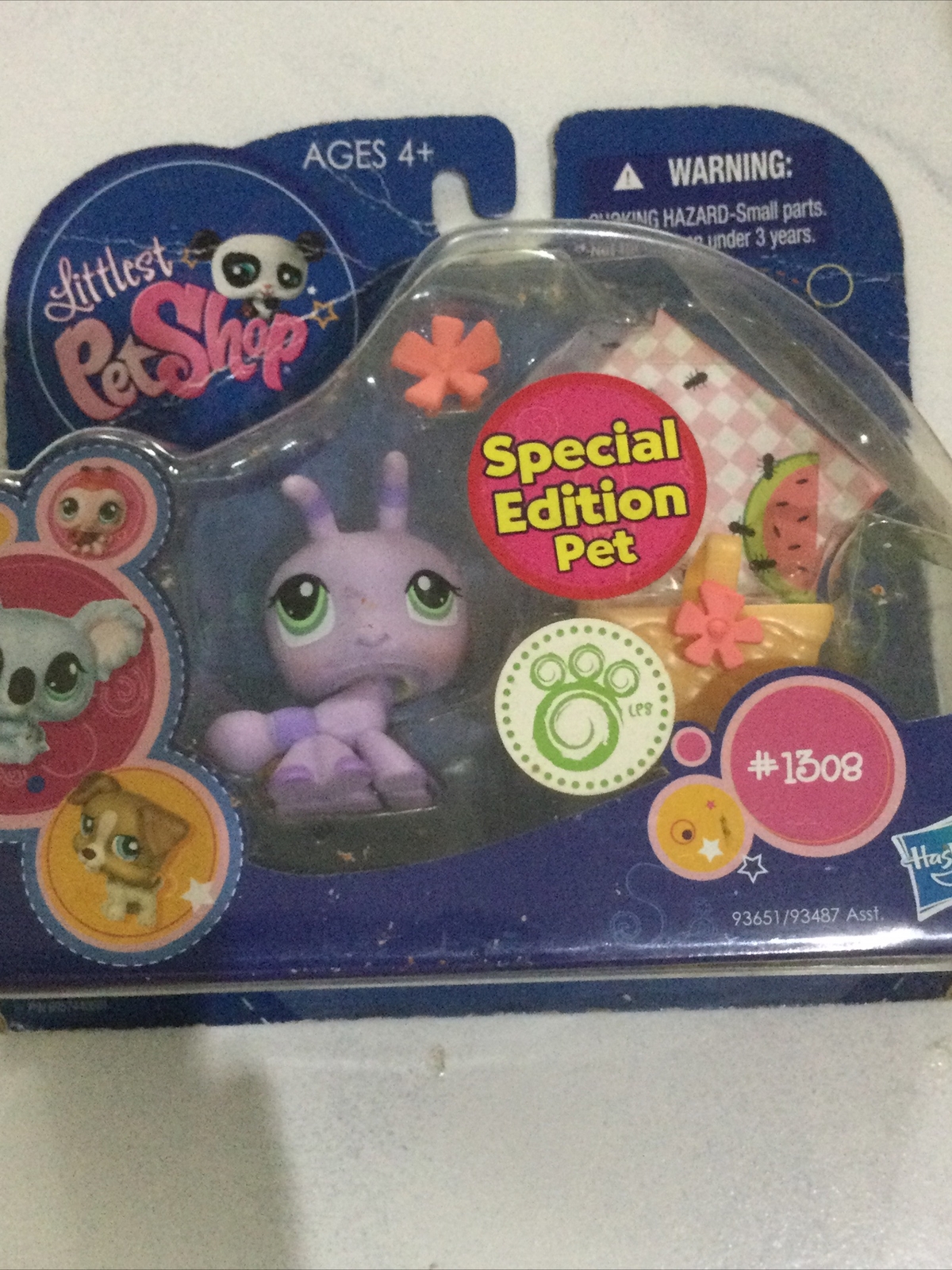 Littlest Pet Shop LPS Special Edition Pet 1308 Ant w/ Picnic Basket NEW ...